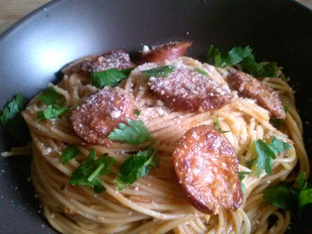 Spaghetti With Kielbasa Puerto Rican Style) Recipe - Food.com